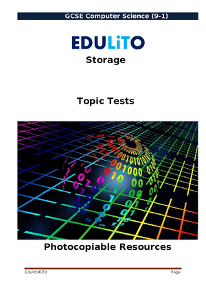 H446 01 mark scheme set 2 - H446/ Practice Paper 2 GCE Computer Science H446/01 Computer Systems ...