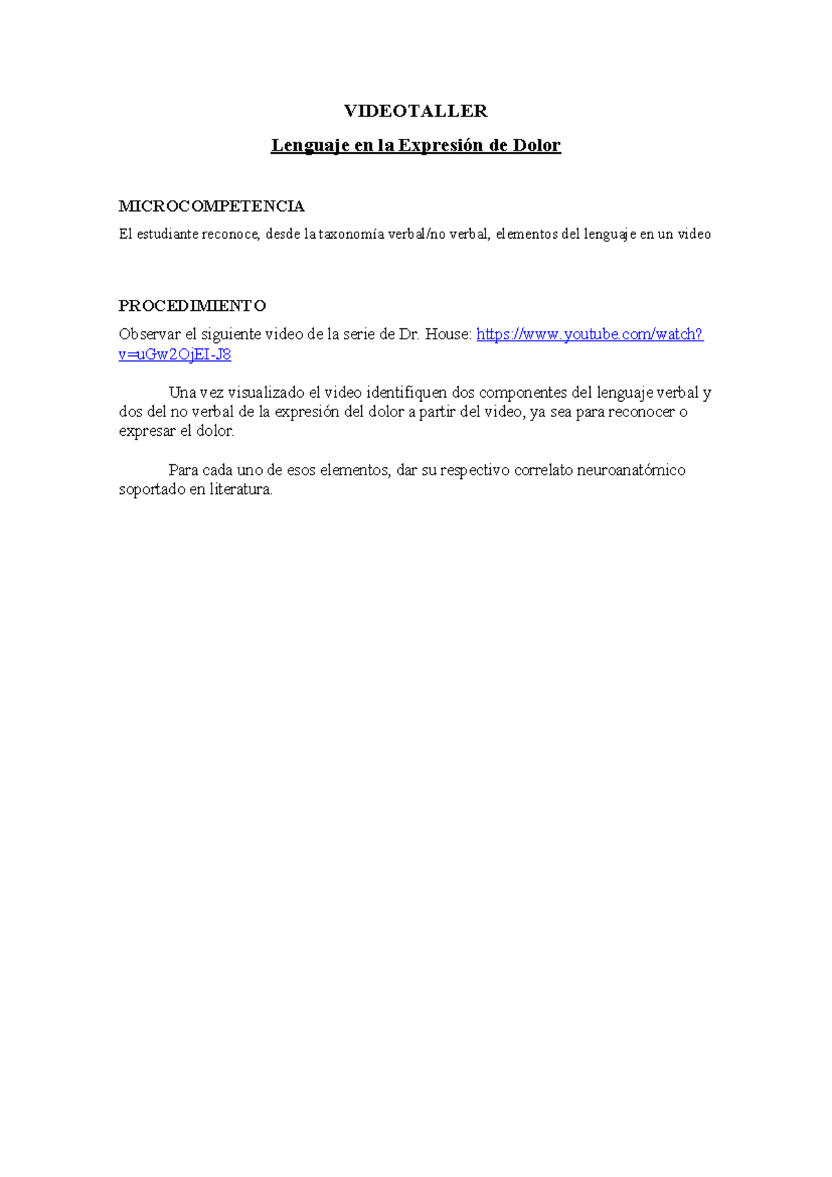 Videotaller Lenguaje - ouhuhbihbb - VIDEOTALLER Lenguaje en la ...