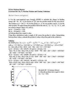 Solutions particle physics problems - P2241 Nuclear Physics Exercises ...