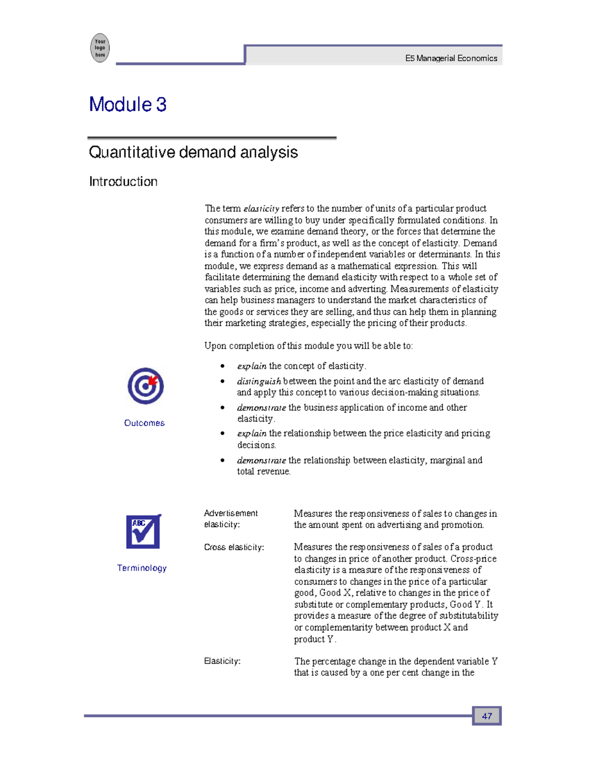 Module-3 - ME notes - E5 Managerial Economics Module 3 Quantitative ...