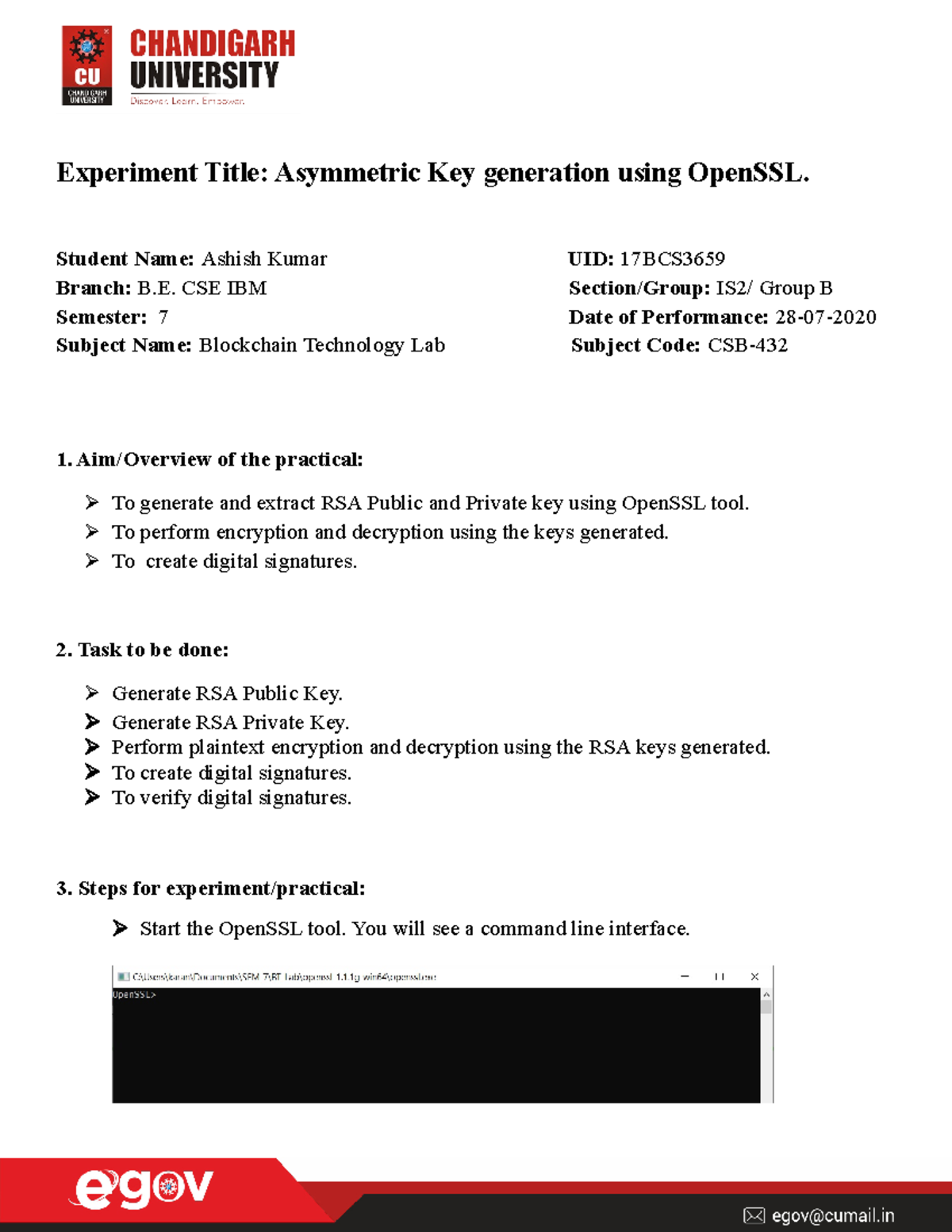 17BCS3659 BT LAB EXP 1 - chandigarh university - Experiment Title ...