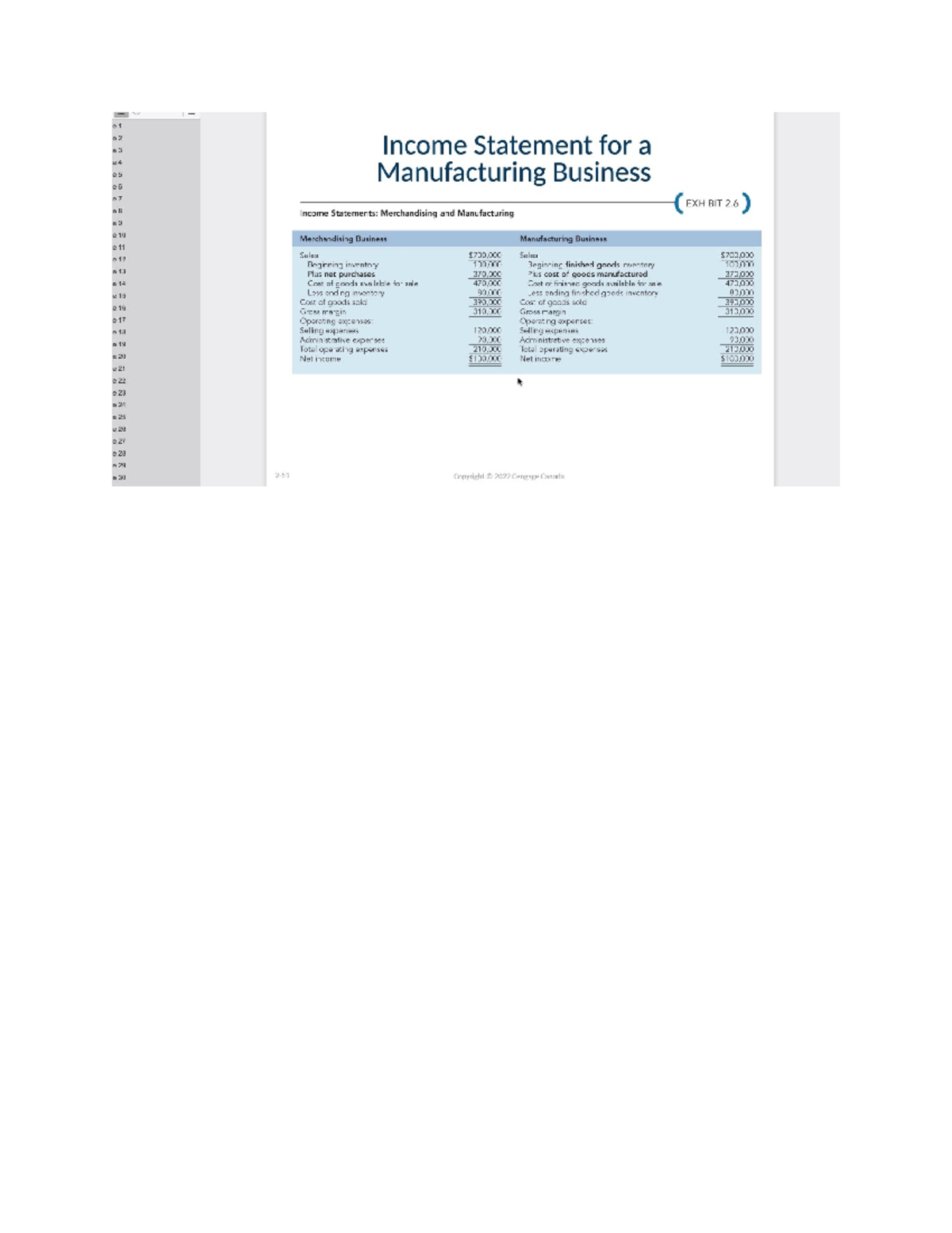 Doc4 - ACC NOTE - e 1 le 2 e 3 Income Statement for a e4 e 5 ...