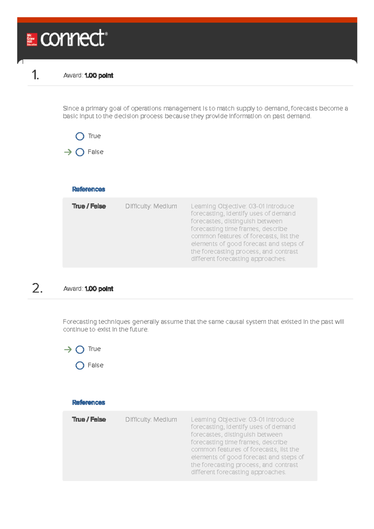 Chapter 03 Test Bank - Some practice materials or notes from the course ...