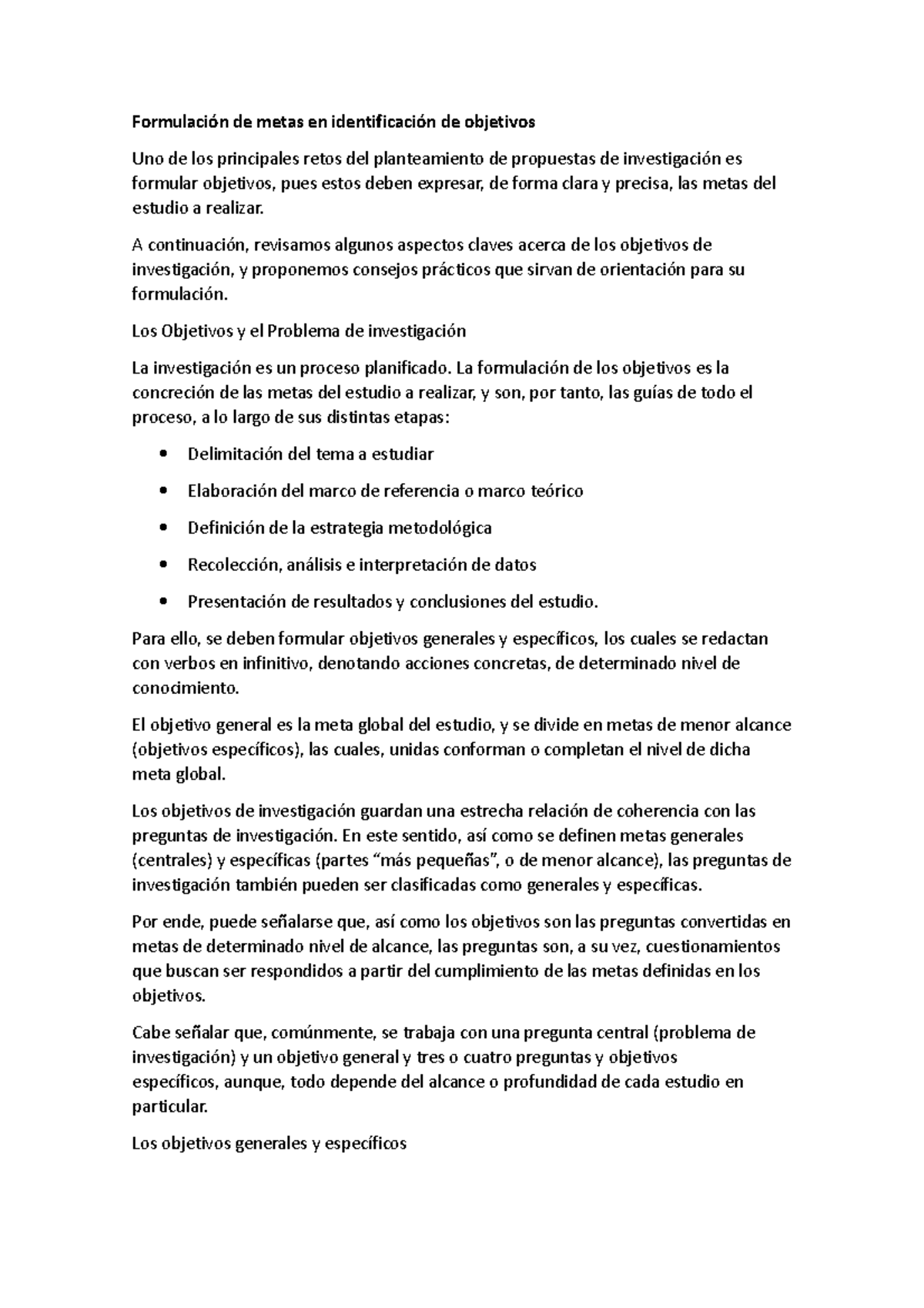 48 Leyes - Formulación de metas en identificación de objetivos Uno de ...