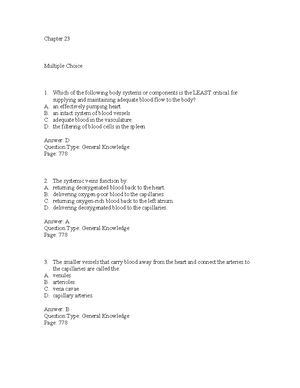 Chapter 16 - questions - Chapter 16 Multiple Choice Solid abdominal ...
