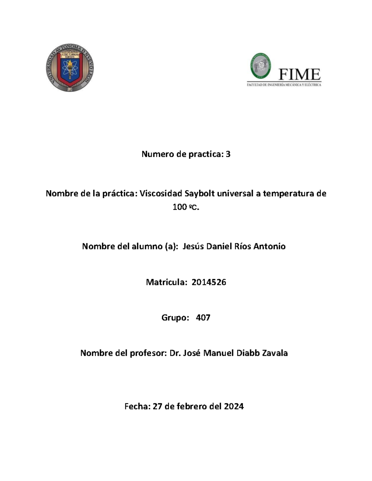 P3 2014 526 407 - ig Diabb lub - Numero de practica: 3 Nombre de la ...