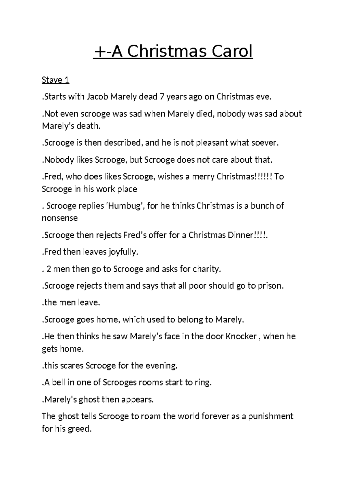 Dickens Charles - Notes about a christmas caroll - +-A Christmas Carol ...