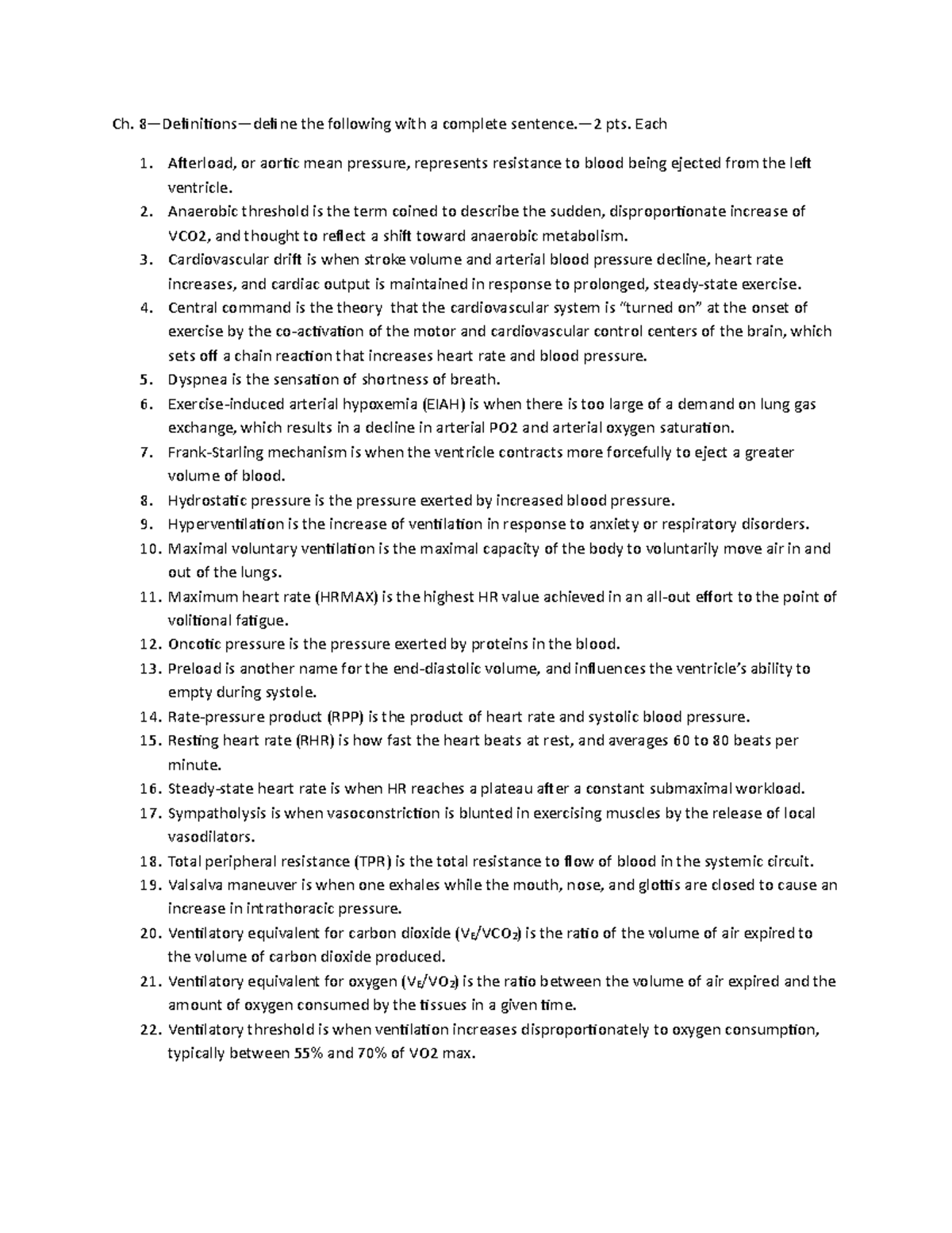 Ch8-definitions - Professor Mandy Northcutt. Chapter 8 definitions and ...