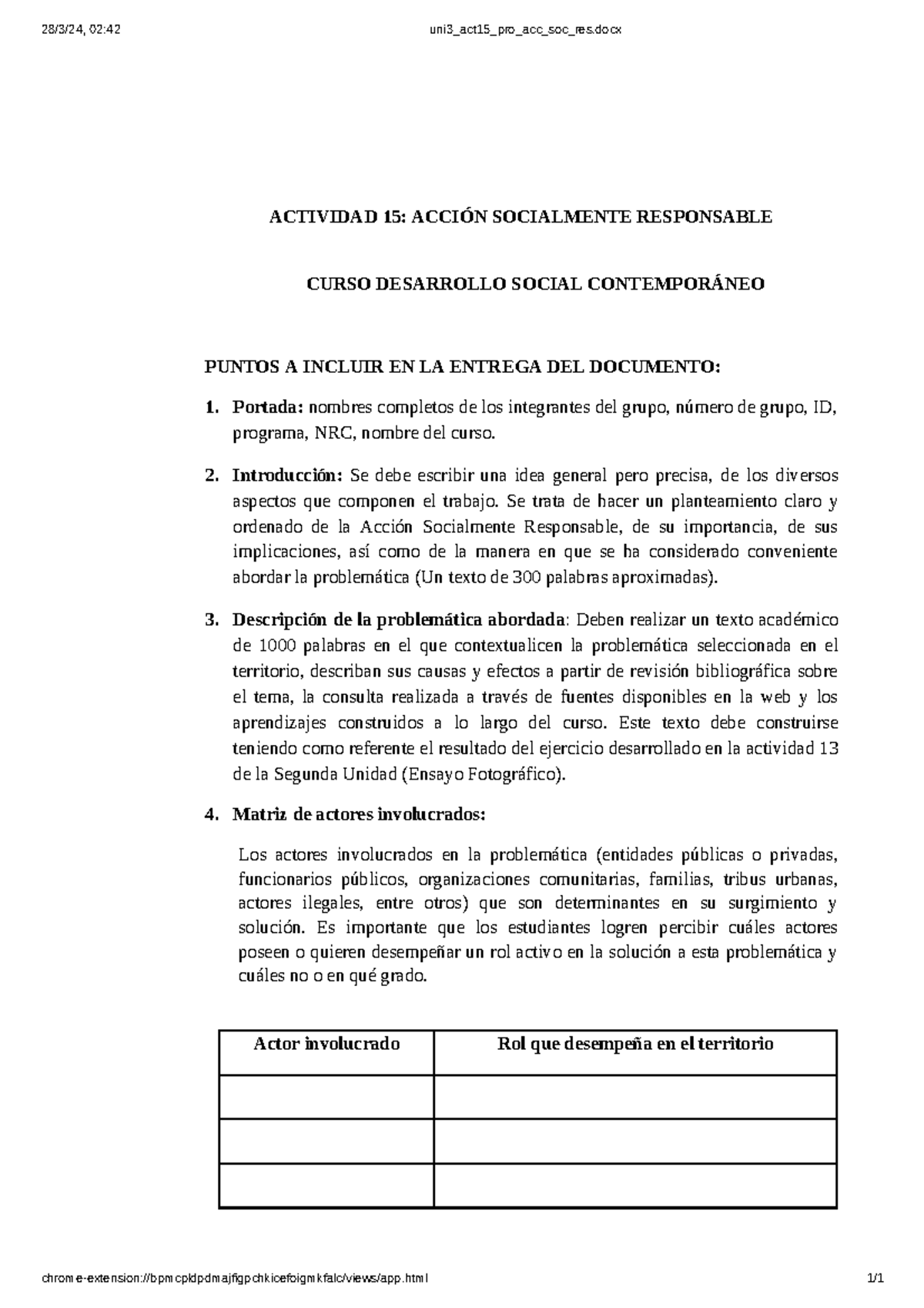 Uni3 act15 pro acc soc res - 28/3/24, 02:42 uni3_act15_pro_acc_soc_res - Studocu