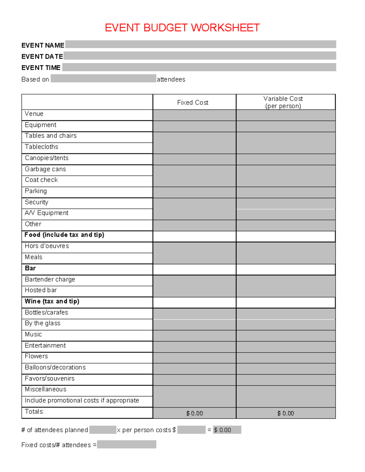 Event worksheets - Hope it helps to your neceessary needs it academic ...