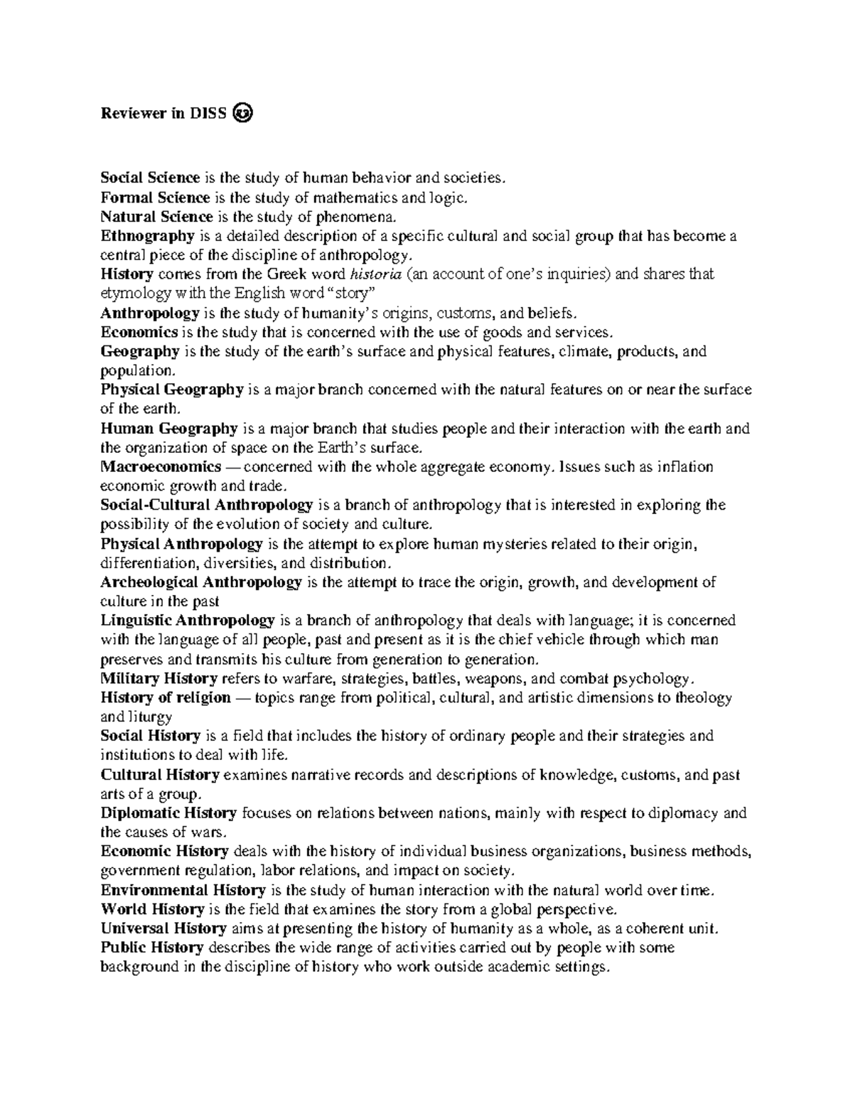 Reviewer in DISS - Formal Science is the study of mathematics and logic ...