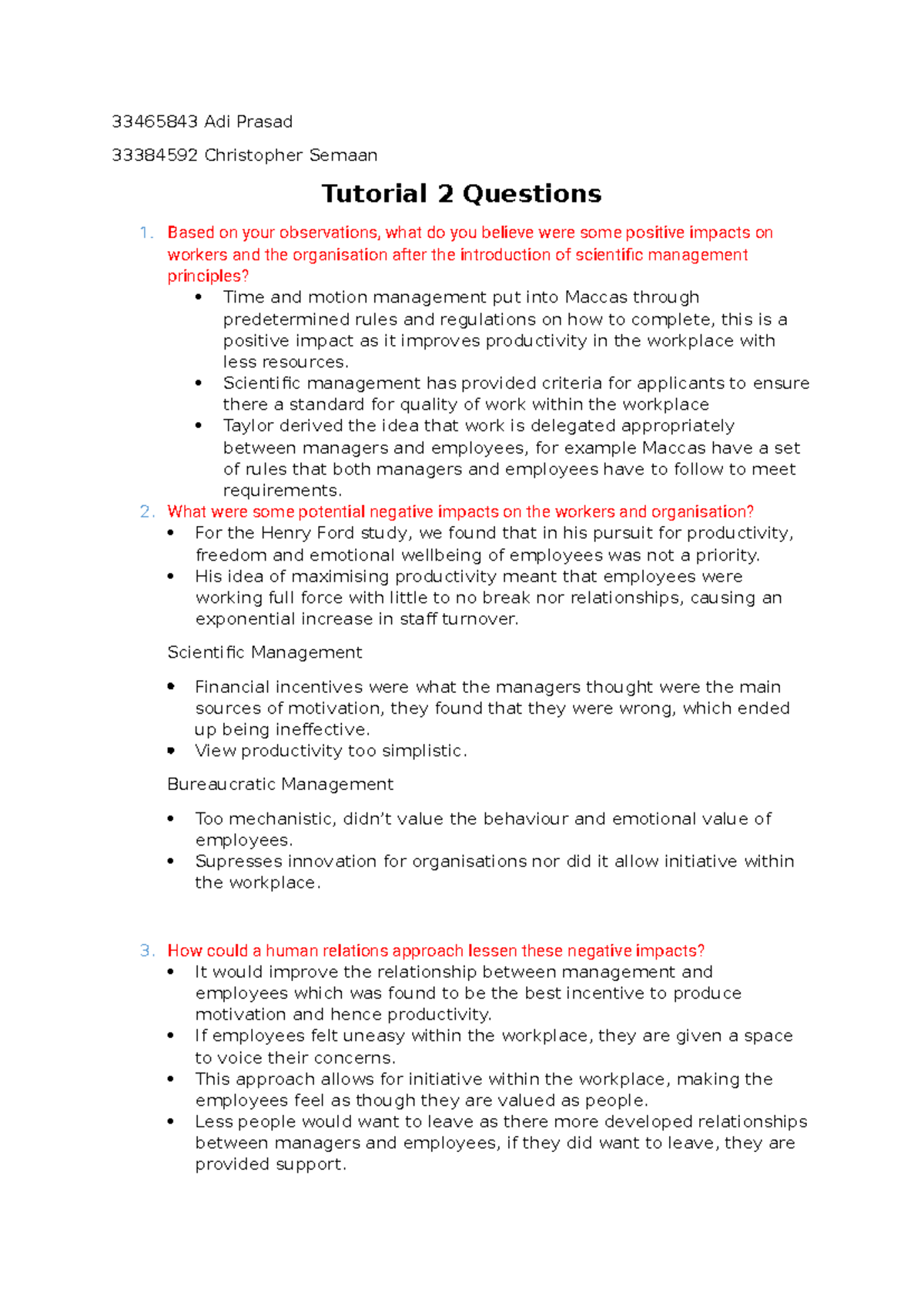 Tutorial 2 Activities - practice for week 2 - 33465843 Adi Prasad ...