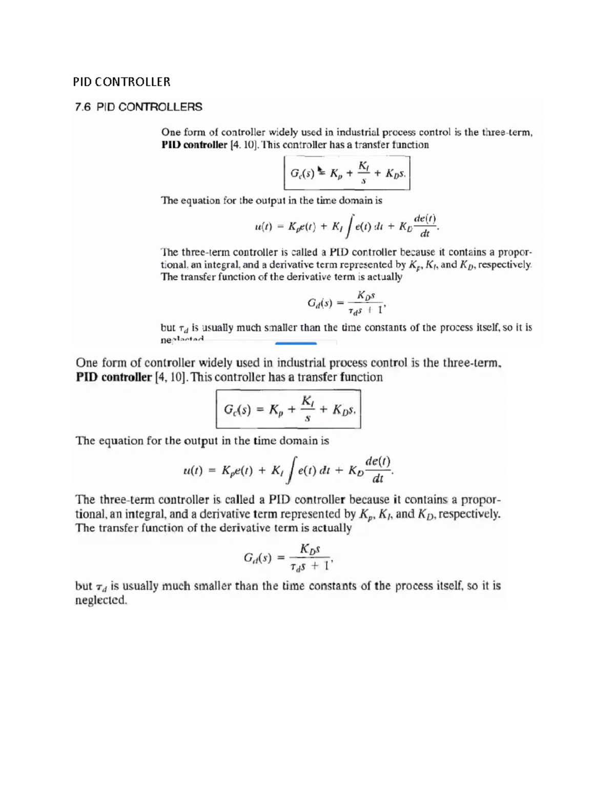 PID Controller - Practice module - Dasar Teknik Elektro - PID ... PID Controller - Practice module - Dasar Teknik Elektro - PID ...