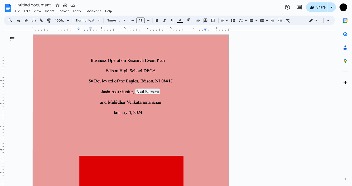 20 pager - BIO 115 - Untitled document File Edit View Insert Format ...