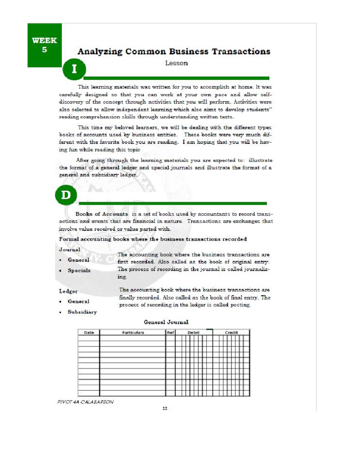 FABM1 W5 Q1 LAS - this is for abm students grade 11 - Accountancy - Studocu