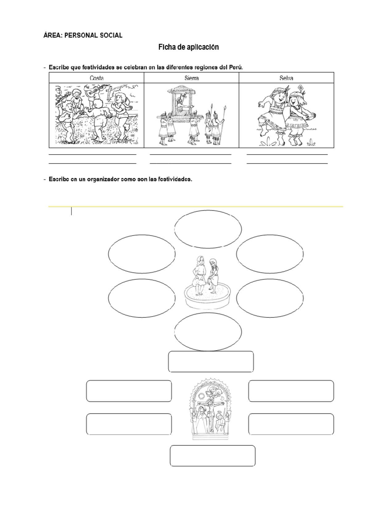 Ficha de las festividades de mi región - Finanzas - Studocu