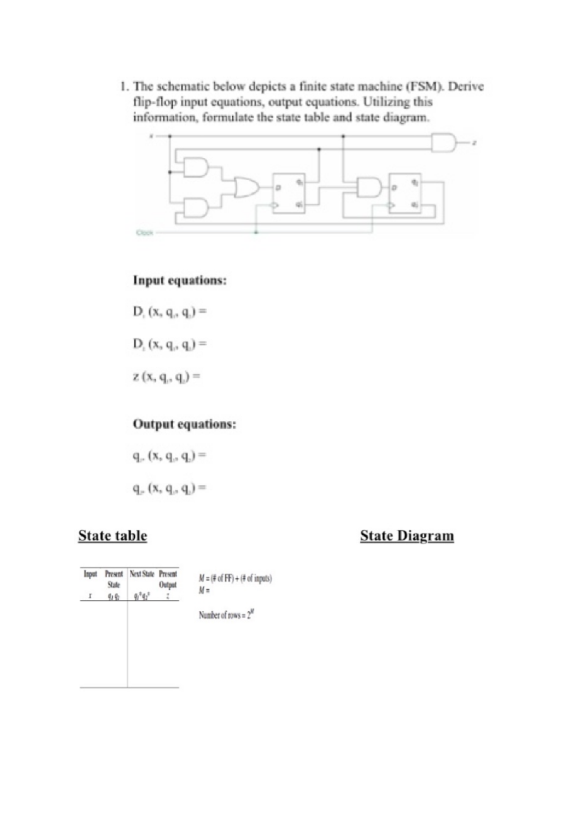 FSM - finite state machine - Digital electronic - Studocu