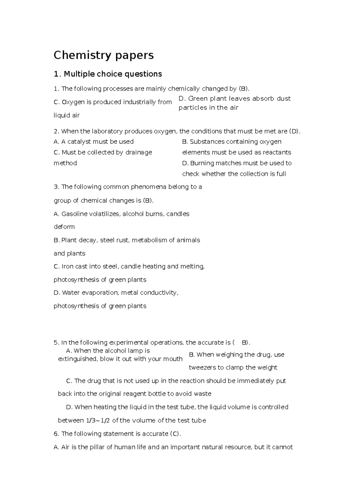 Chemistry papers - Discuss summarized chemical knowledge with friends ...