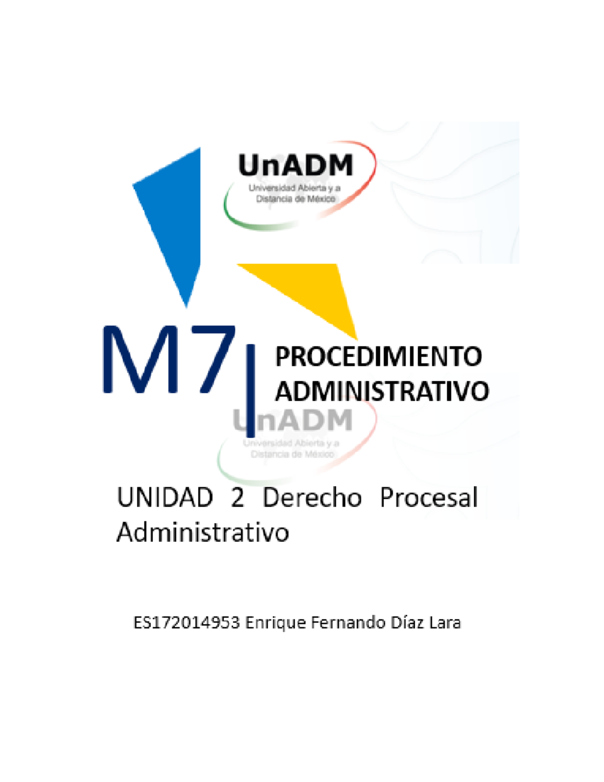 M7 U2 S3 ENDL procedimiento administrativo - Contenido Actividad 1 - Studocu