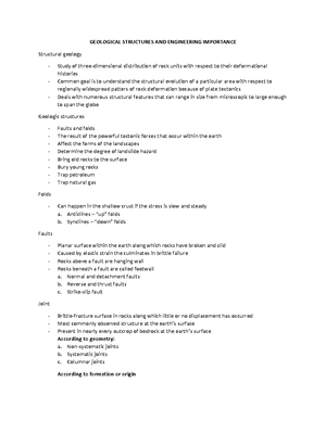 1. Dynamic Properties of Rocks - DYNAMIC OF ROCK PROPERTIES Types of ...