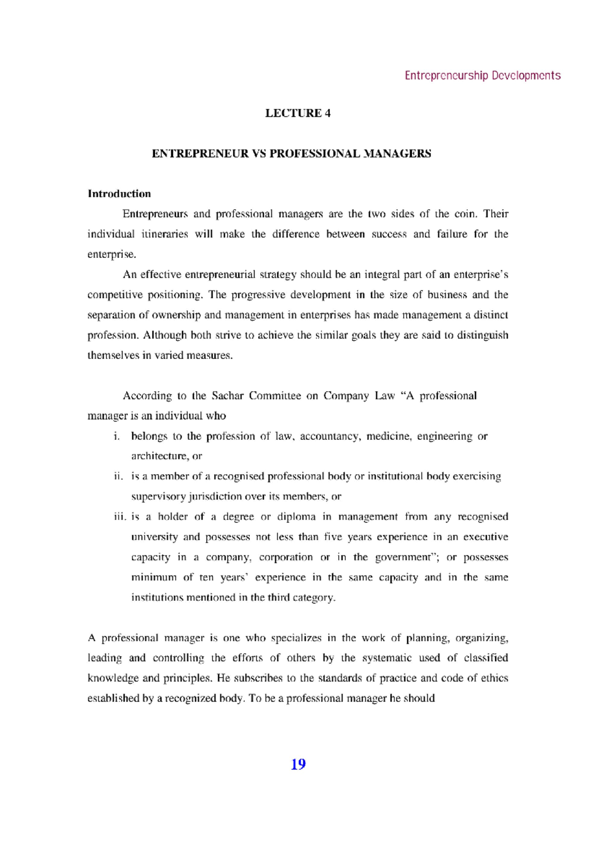 Entrepreneurship development notes (part 2) - Studocu