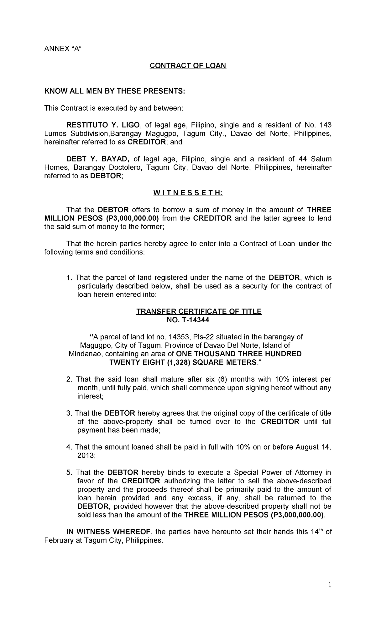 Contract-of-loan-sample compress - ANNEX