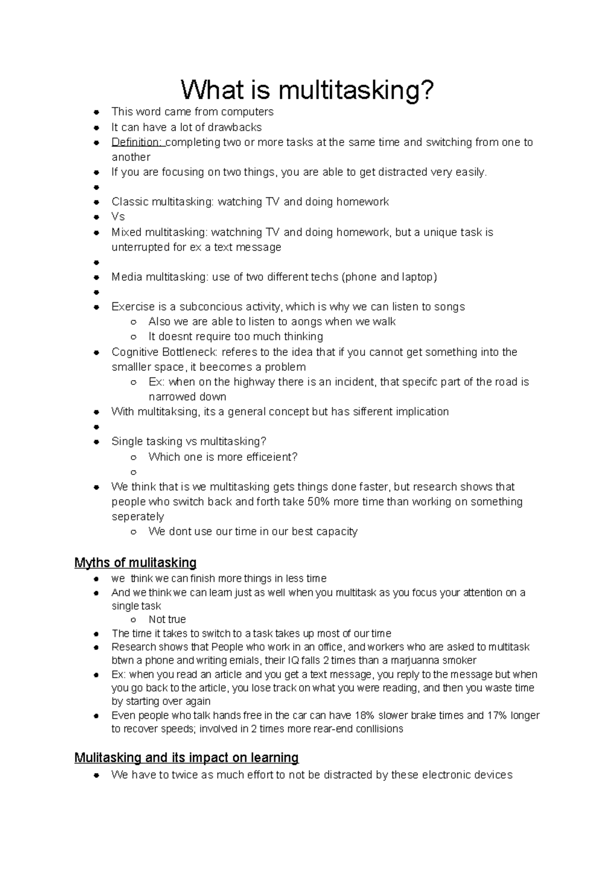 What is multitasking - lecture notes: Understanding Cyberspace - What ...
