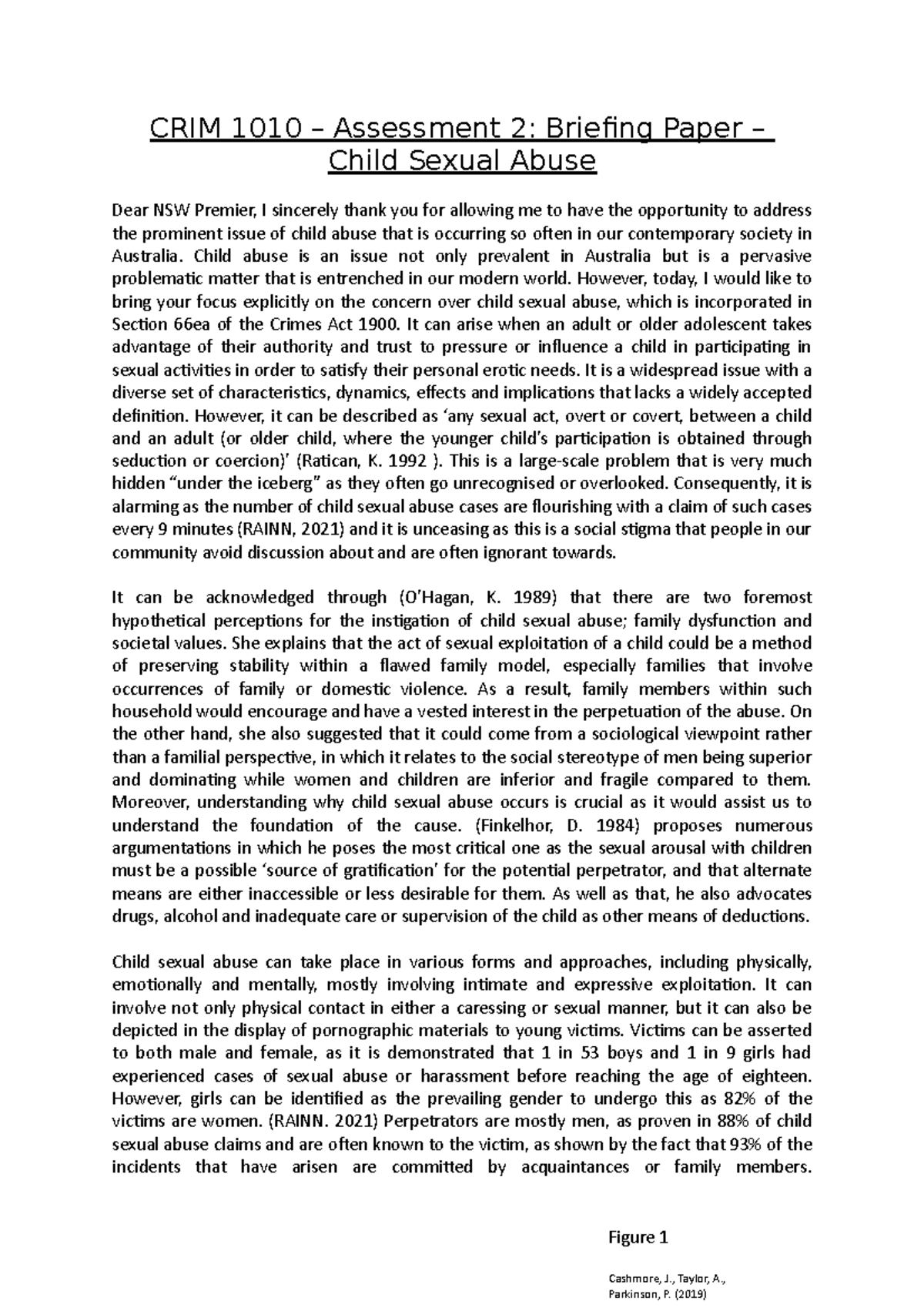 CRIM 1010 Assessment 2 Offical - CRIM 1010 – Assessment 2: Briefing ...