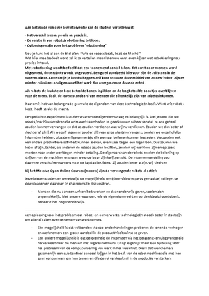 Leren en instructie dictaat - Leren en instructie 2021 College 1 ...