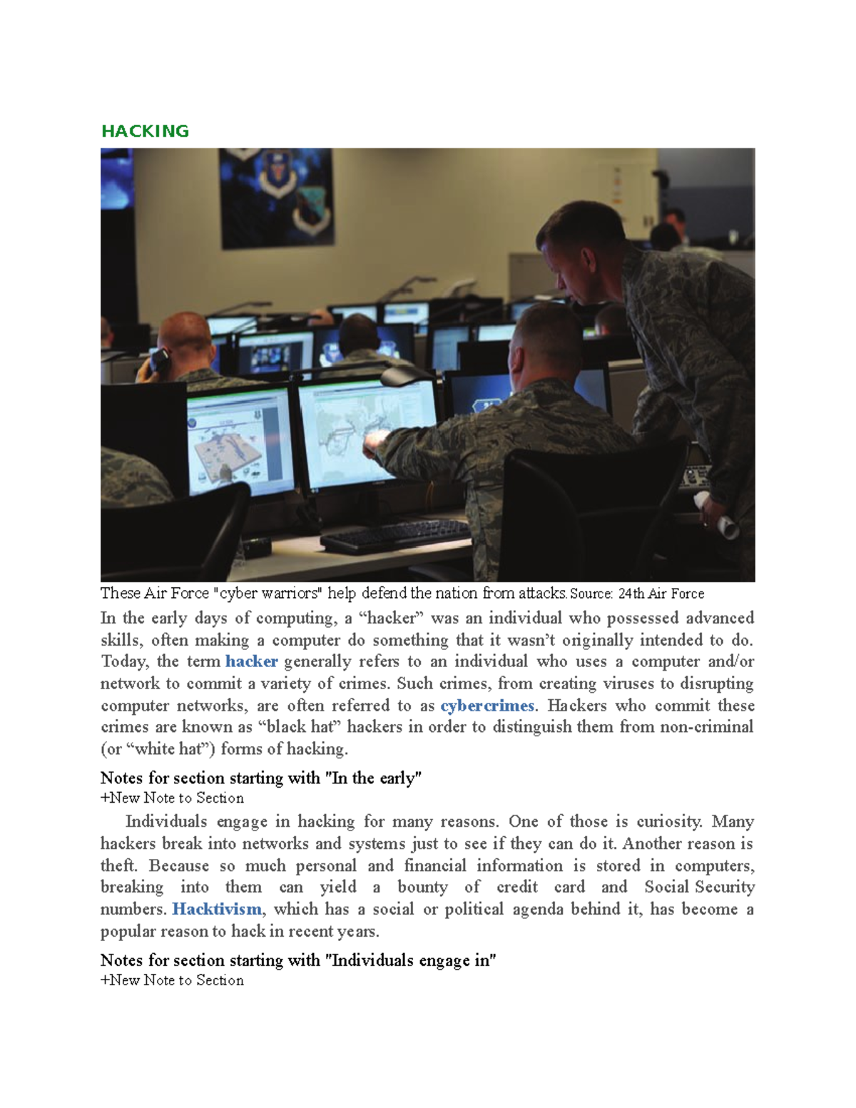 Chapter 54- Hacking - These Visual summaries are for the course ISM2000 ...