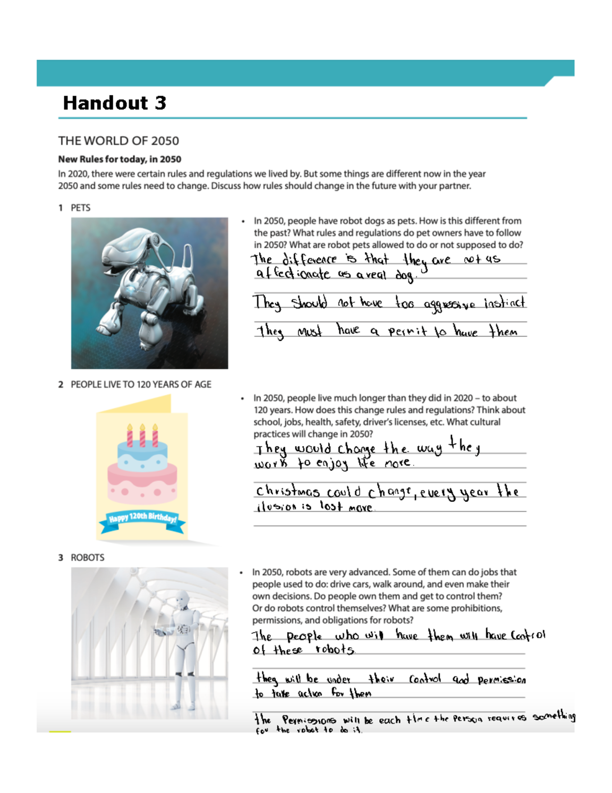Handout 3 actividad - Inglés General V - Handout - Studocu