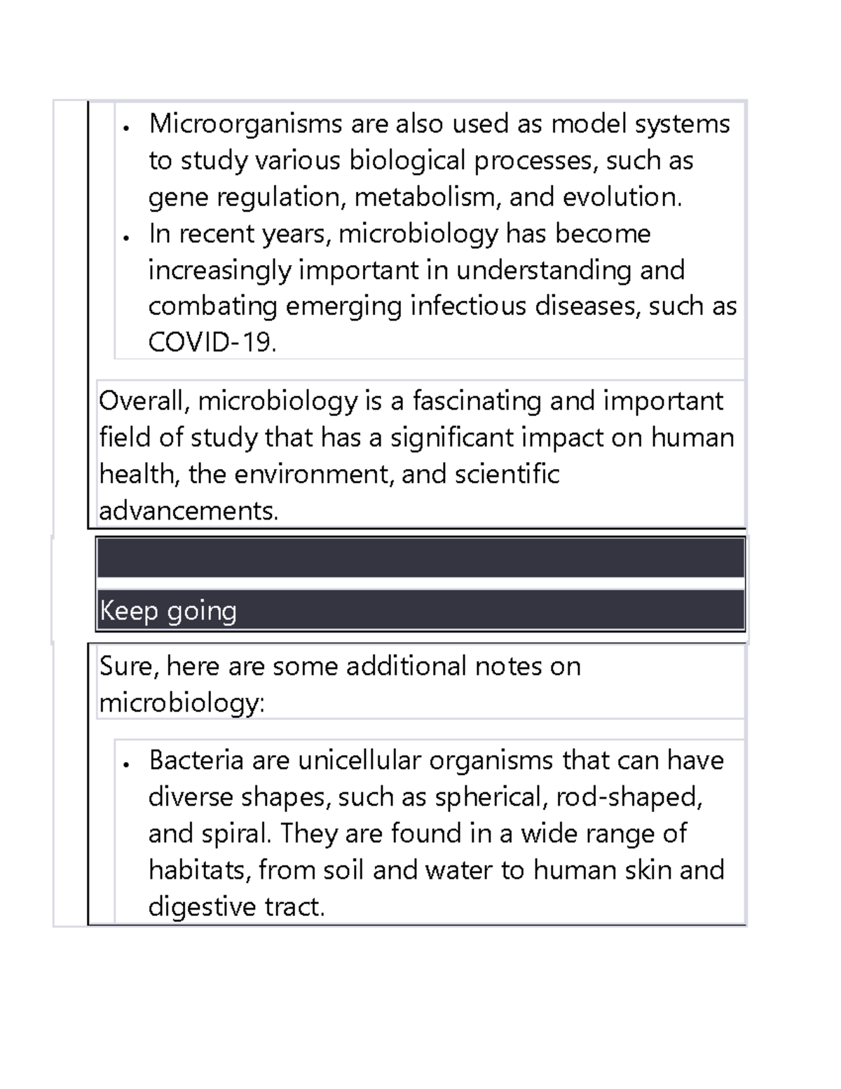Microbiology 1-4 - Microorganisms are also used as model systems to ...