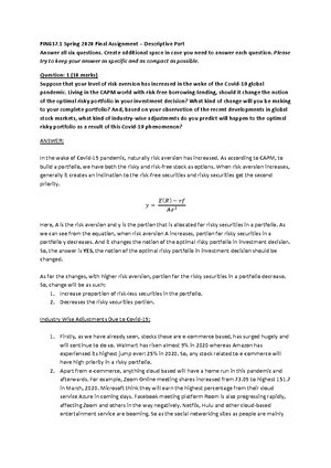 Chapter 2 problem set - Chapter 2 – problem set Turn to Figure 2 and look at the listing for ...