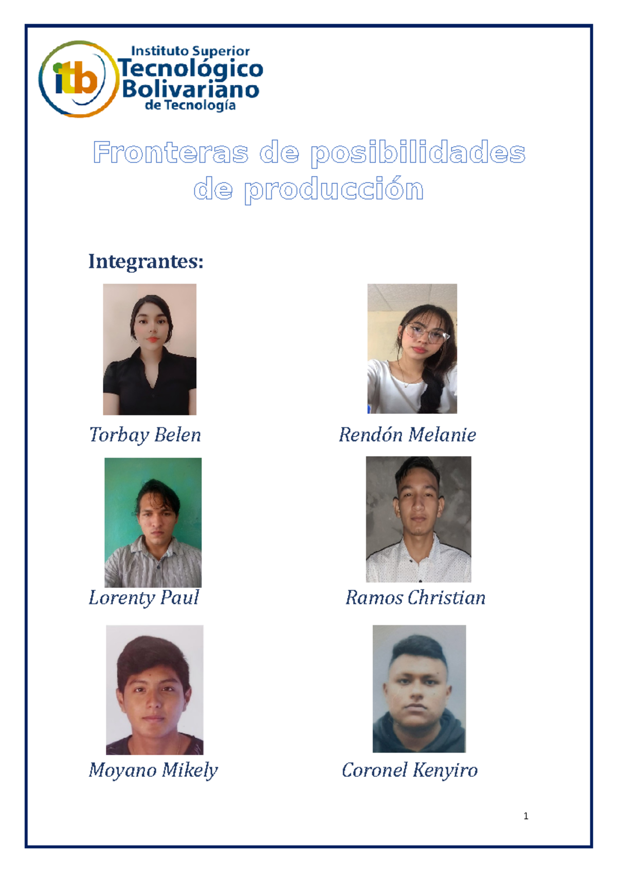 Microeconomia- Grupo 4- Carpeta - Integrantes: Torbay Belen Rendón ...