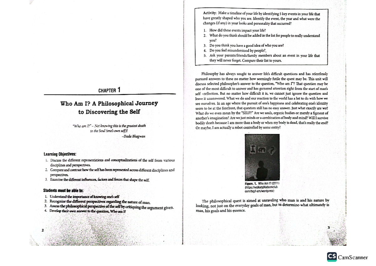 Understanding the Self Midterm - Bs Psychology - Studocu