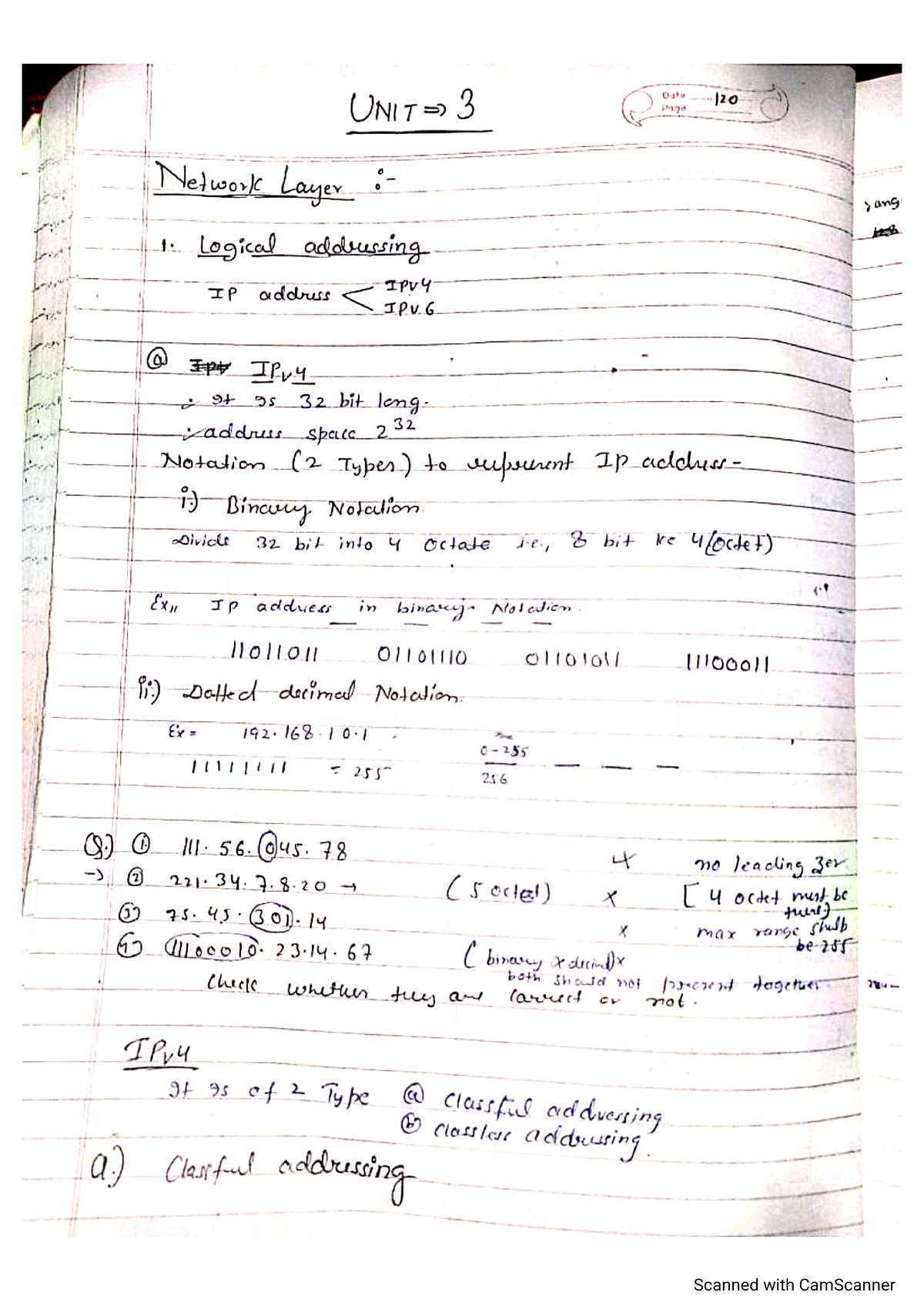Unit -3 C.N - Detailed Unit-3 notes. - Computer Networks - Studocu