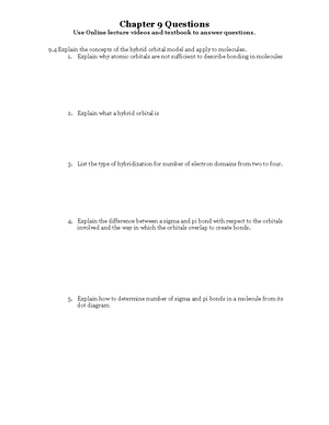 Chapter 9 Concept Questions Sec. 9.1 to 9 - Chapter 9 Questions Use ...