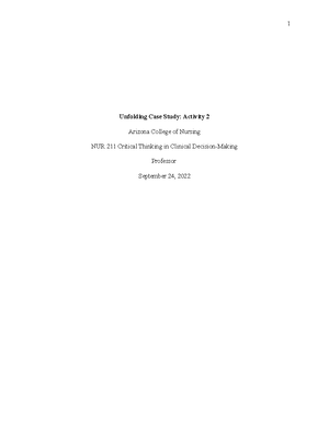 Activity 1 - N/A - 1 Improve Communication Quality and Safety in Client ...