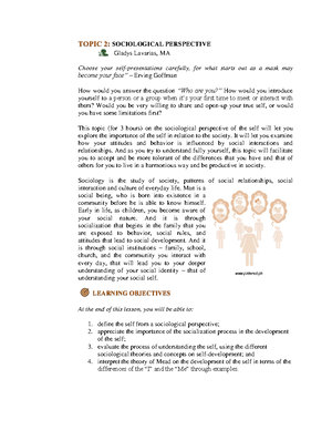 Topic 1 Philosophical Perspective - TOPIC 1: PHILOSOPHICAL PERSPECTIVE ...