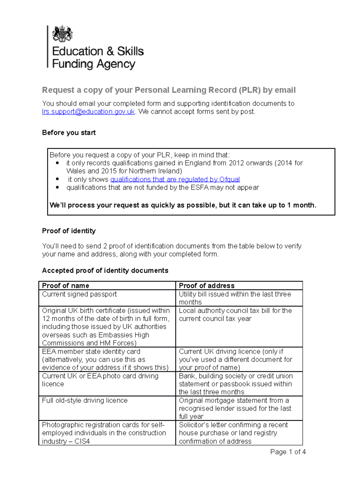 LRS PLR request form v6 - media - Request a copy of your Personal ...