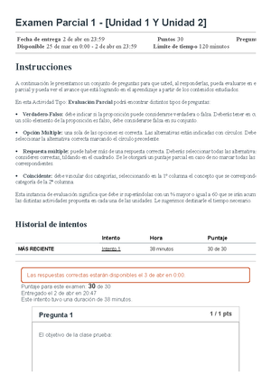 Examen Parcial 2 - [Unidad 3 Y Unidad 4] - Lógica Simbólica - Examen ...