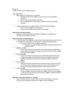 Behavior Modification notes 1docx - Behavior Modification Application ...