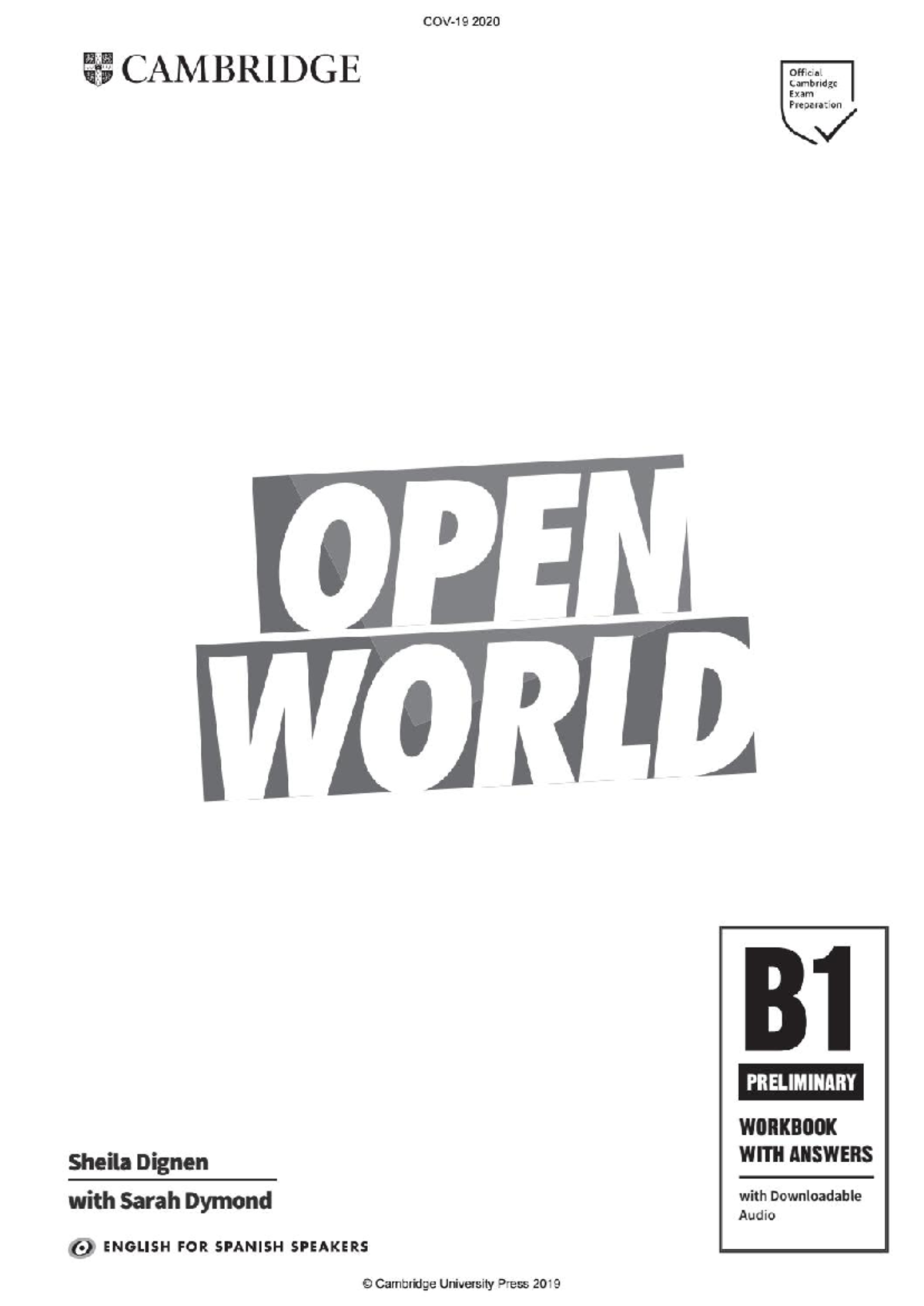 OPEN World B1 WB - libro inglés - 2020 CAMBRIDGE Official Cambridge ...