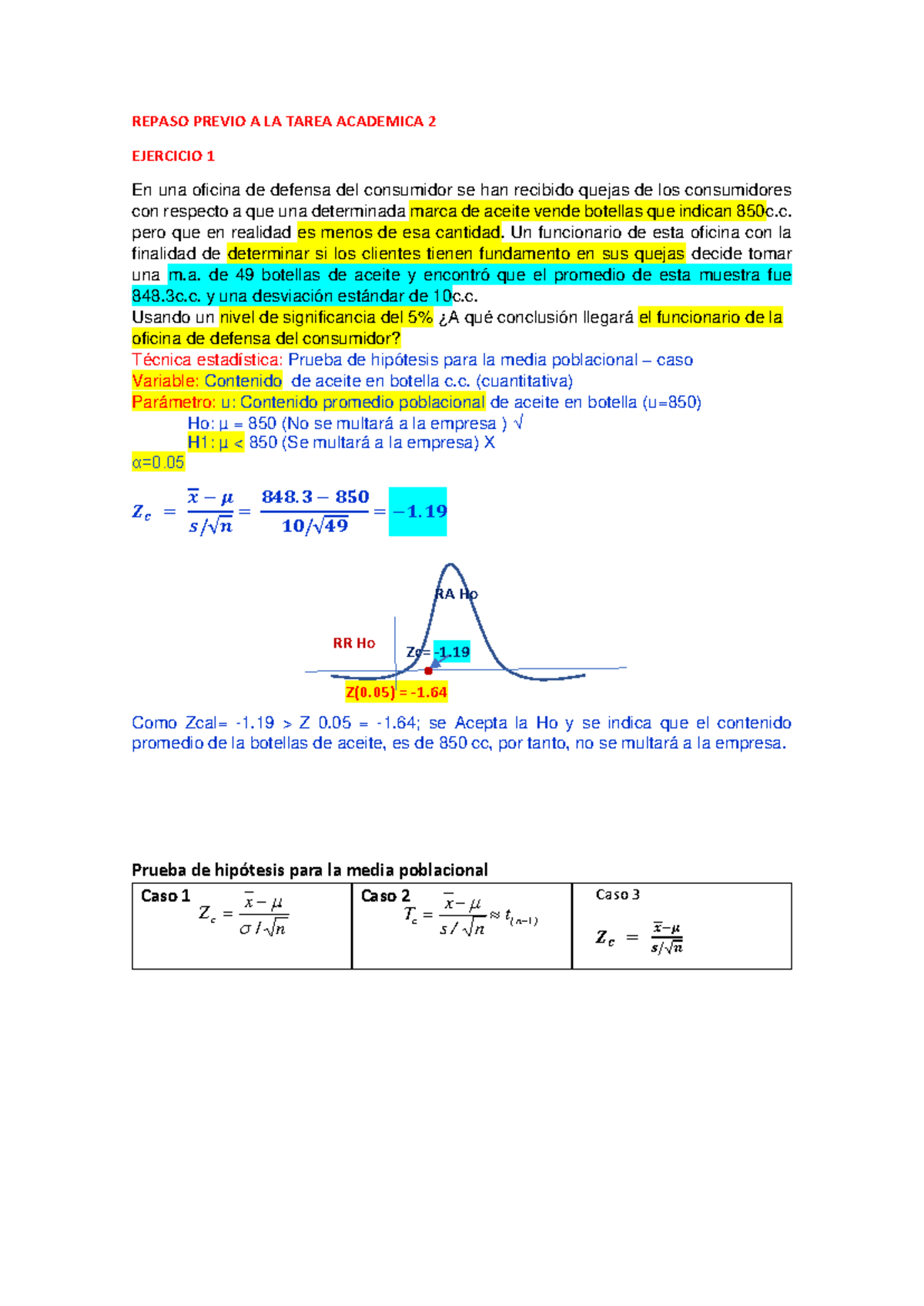 Repaso Previo A LA Tarea Academica 2 jueves - REPASO PREVIO A LA TAREA ...