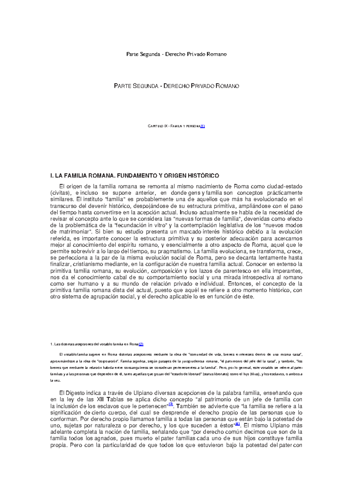 2da parte derecho romano calvo costa - Parte Segunda - Derecho Privado ...