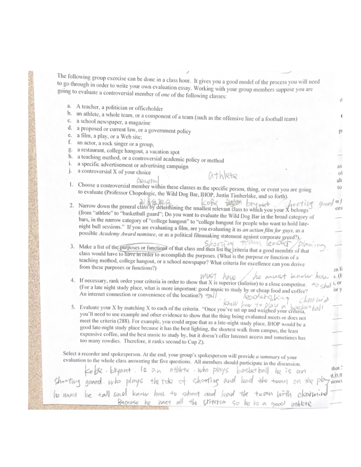 Reading activity - ENG 108 - Studocu