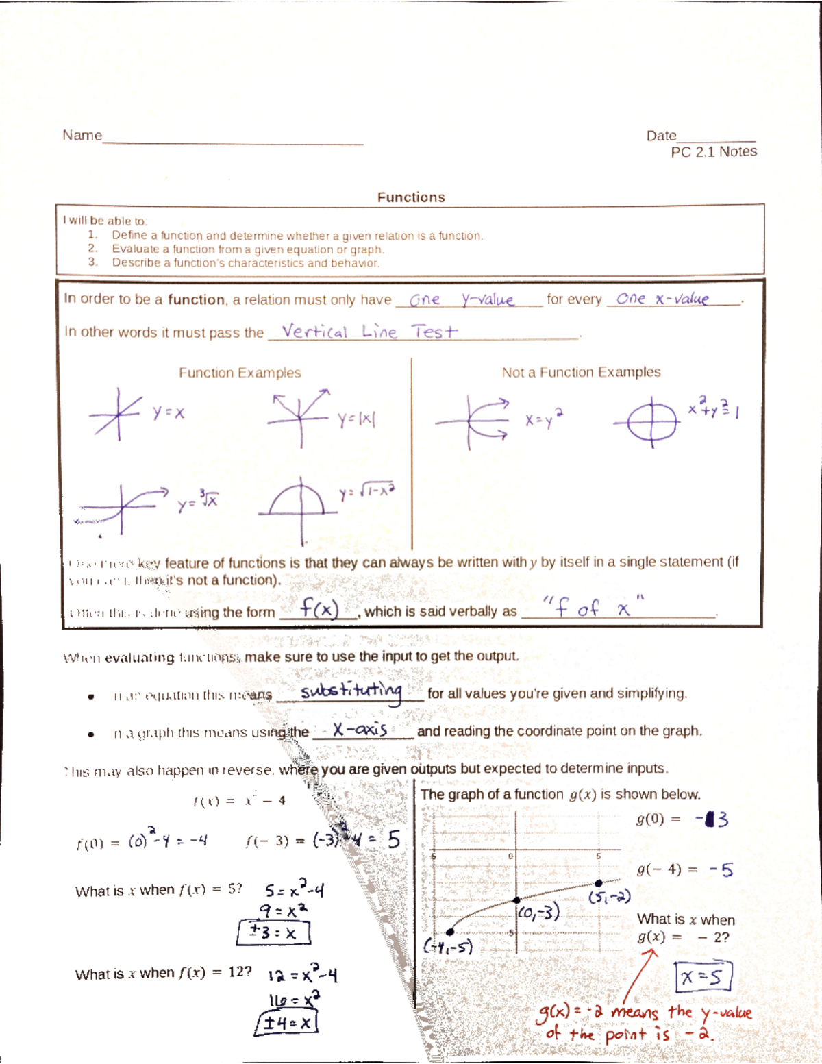 PC+2.1 notes key - MTH 161 - Studocu