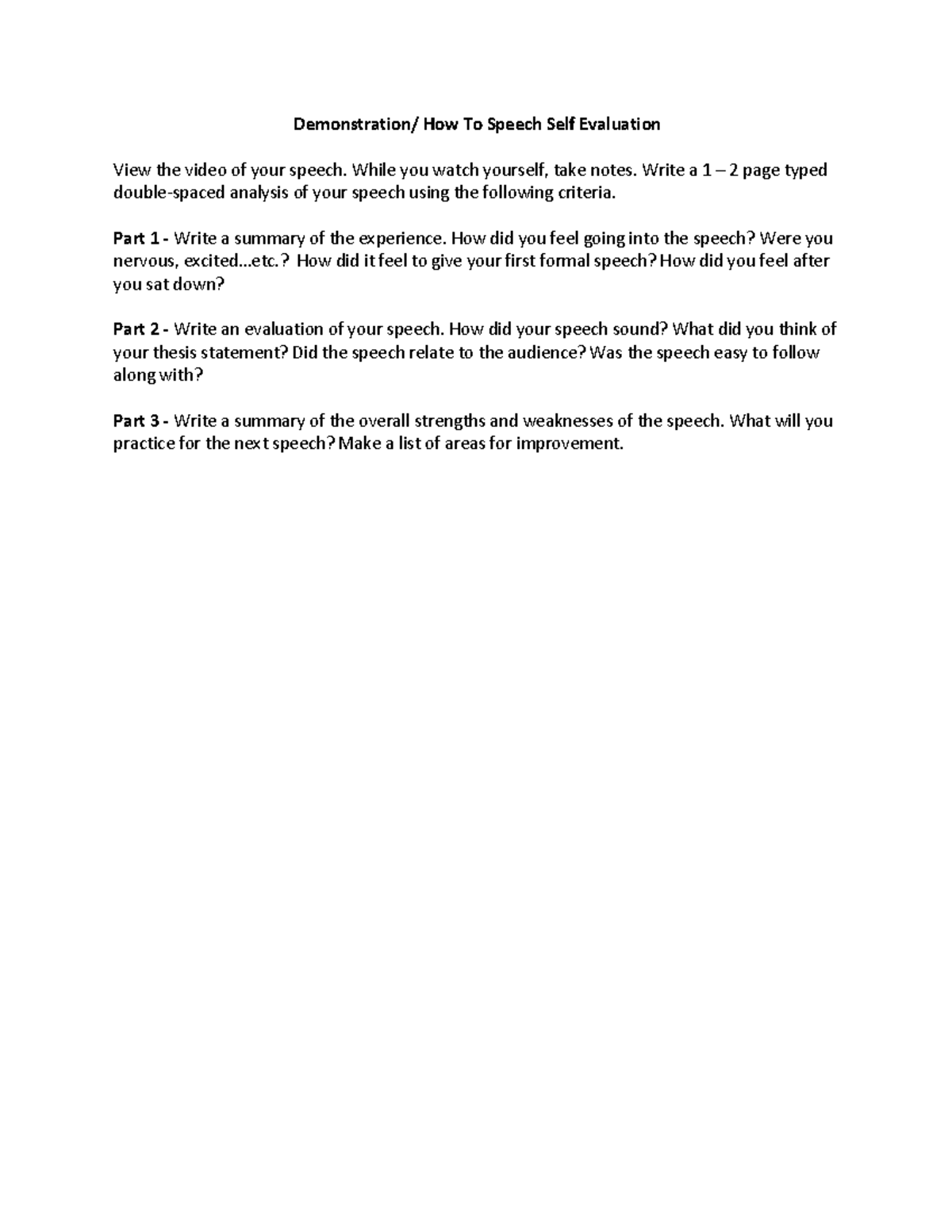 Demonstration%20How%20To%20Speech%20Self%20Critique - Demonstration ...