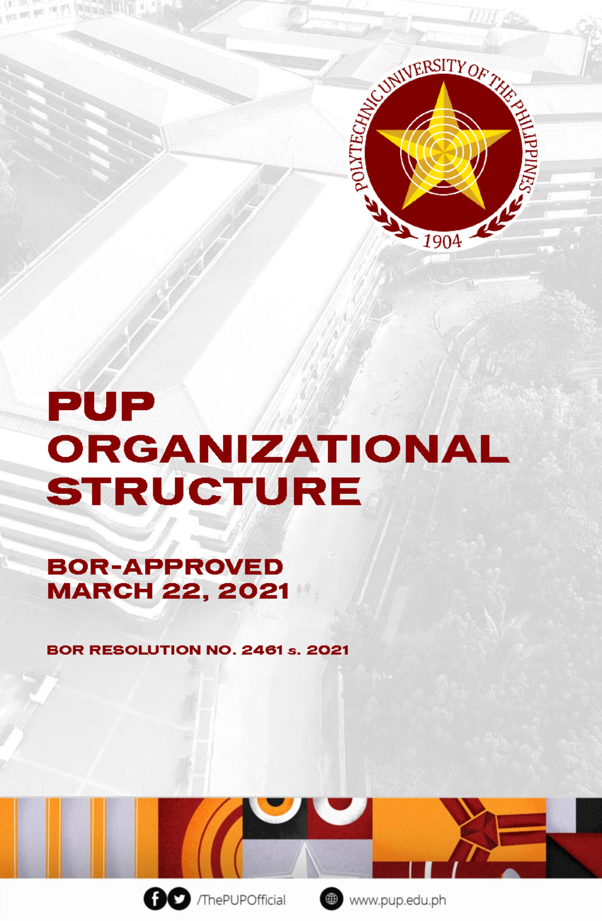 PUP Organizational Structure - 1 PUP ORGANIZATIONAL STRUCTURE BOR ...