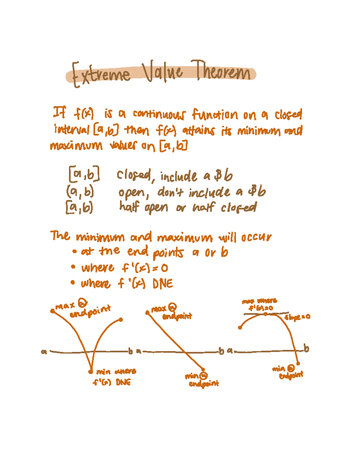 Chapter eight - extreme value theorem, exam 2 review - Extreme Value ...